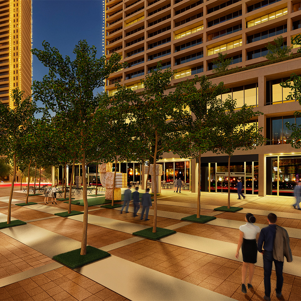 First on 7th - downtown Fort Worth high rise renovation - Imaginary Lines